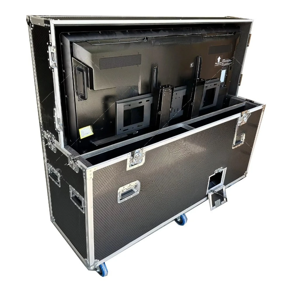 Customized Size Aluminum Flight case Tv 32 50 55 Inch 65" 75" 80 100 ...