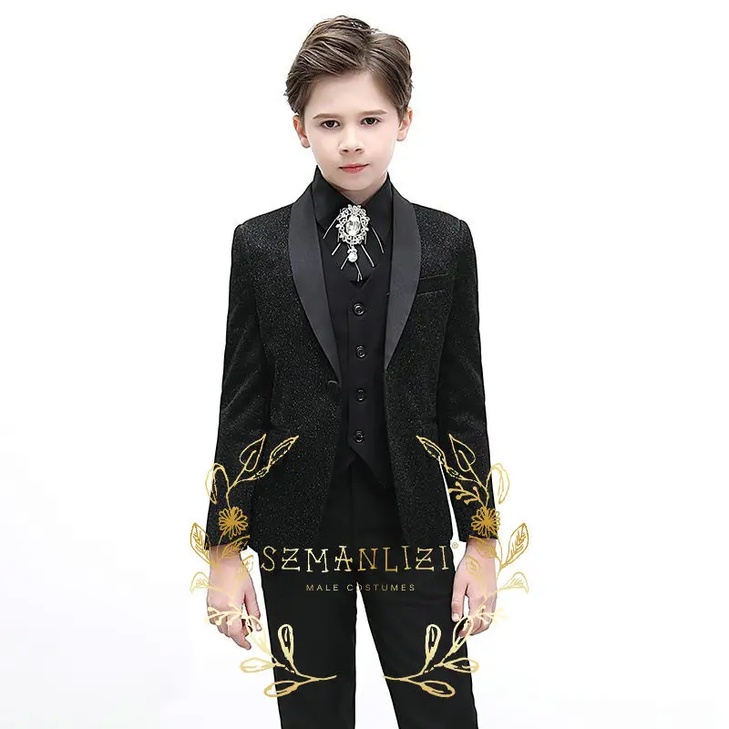 Boys-Suit-for-Weddings-Kids-Prom-Party-Tuxedo-Formal-Blazer-Children-s ...