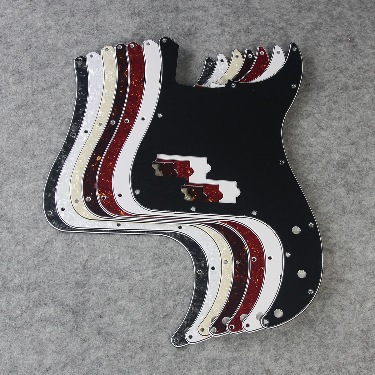 FLEOR 1pcs PB Bass Pickguard 13 Holes Scratch Plate & Screws for 4 ...