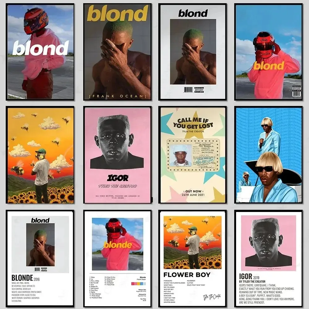 Tyler-The-Creator-Frank-Blonde-Poster-Hip-Hop-Rapper-Singer-Star-Band ...