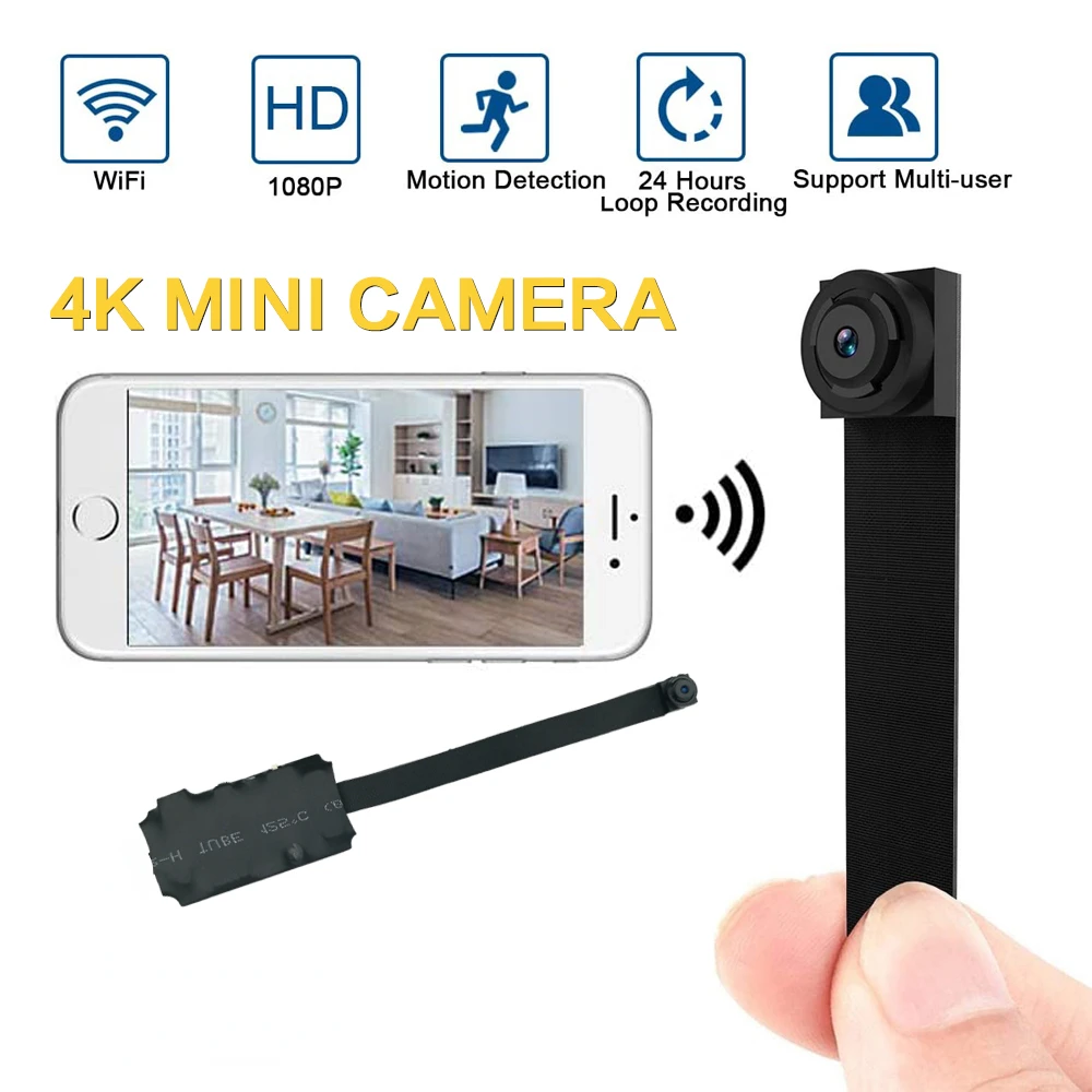 HD 1080P DIY Mini Camera Wifi Remote Viewing Video Recorder Wireless ...