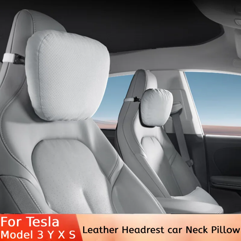 For-Tesla-Model-3-Y-X-S-Neck-Pillow-Headrest-Pillow-Automobile-Seat ...
