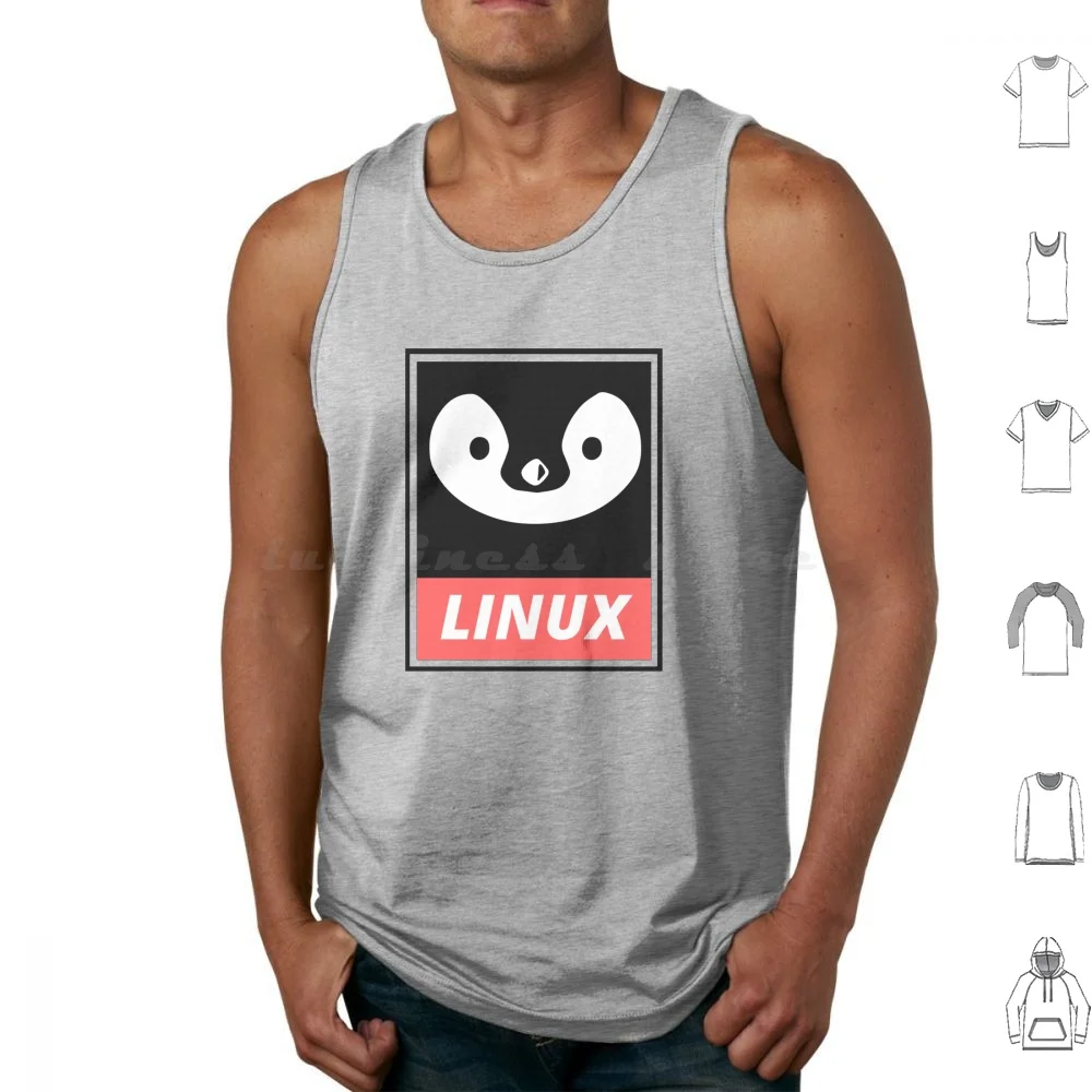 Linux-Penguin-Tank-Tops-Print-Cotton-Linux-Penguin-Kali-Linux-Sudo ...