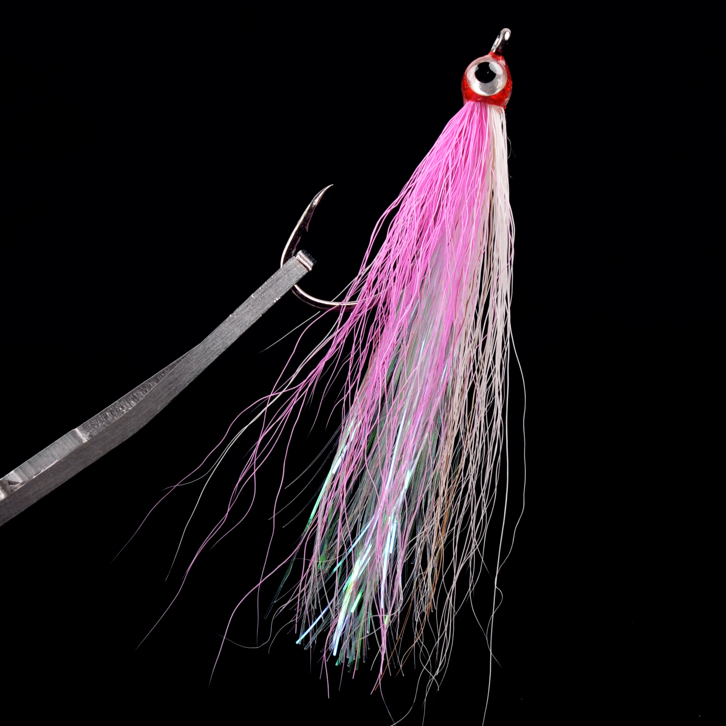 Crystal Mylar Flash Teasers Bucktail Teaser Fishing Hooks - Saltwater ...