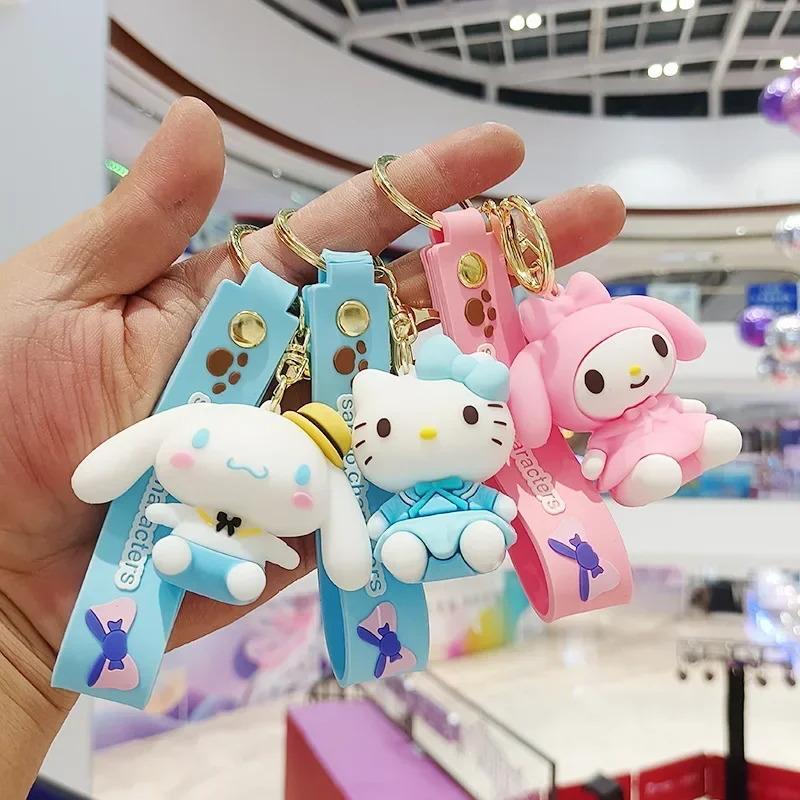 Sanrio-Key-Chain-Cinnamoroll-Kuromi-Melody-Hello-Kitty-Anime-Car ...