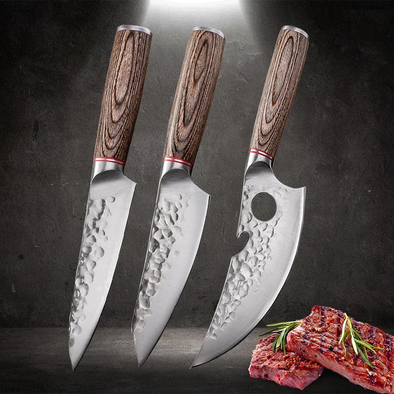 Kitchen-Knives-Set-Handmade-Boning-Knife-Profession-Chef-Butcher-Knife ...