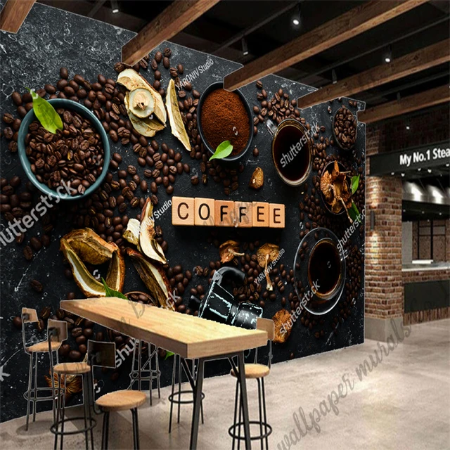 Coffee Shop Wallpaper Murals