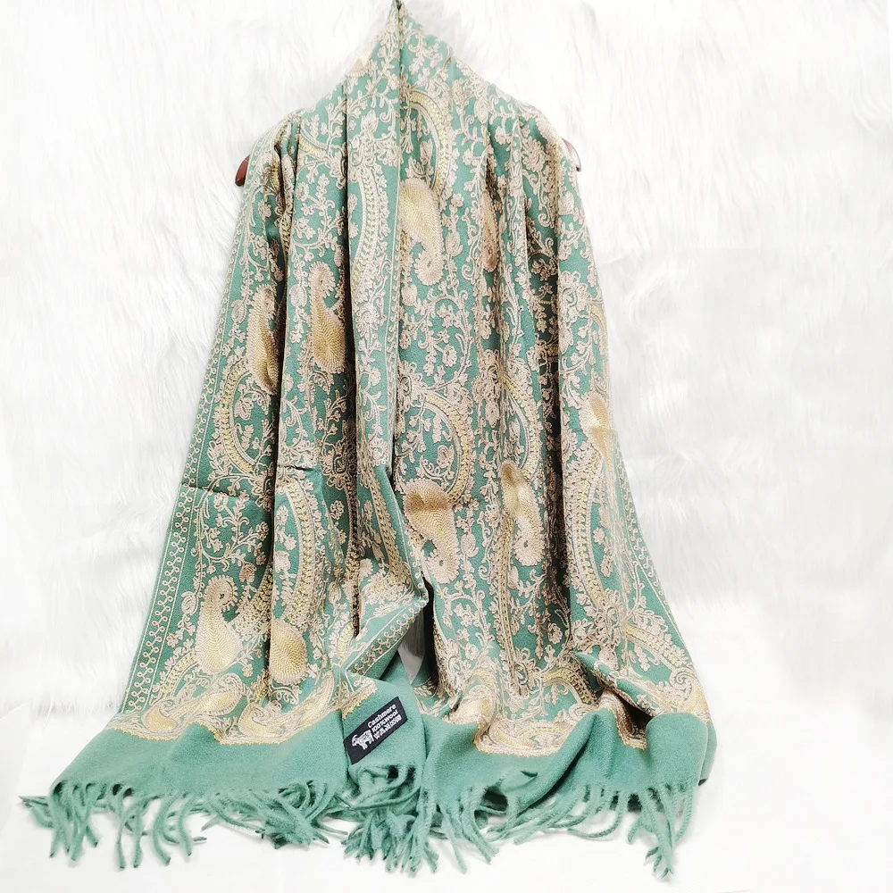Ethnic Style Blanket Scarf Shawl Cashmere Blend Bufanda Lady Autumn ...