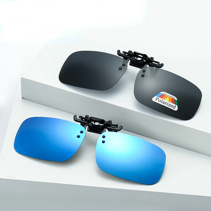 Polarized-Clip-Sunglasses-Myopia-Glasses-Clip-Driver-Fishing-Night ...
