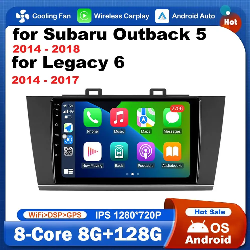 2-5D-Screen-Car-Radio-Multimedia-Player-for-Subaru-Outback-5-2014-2018 ...