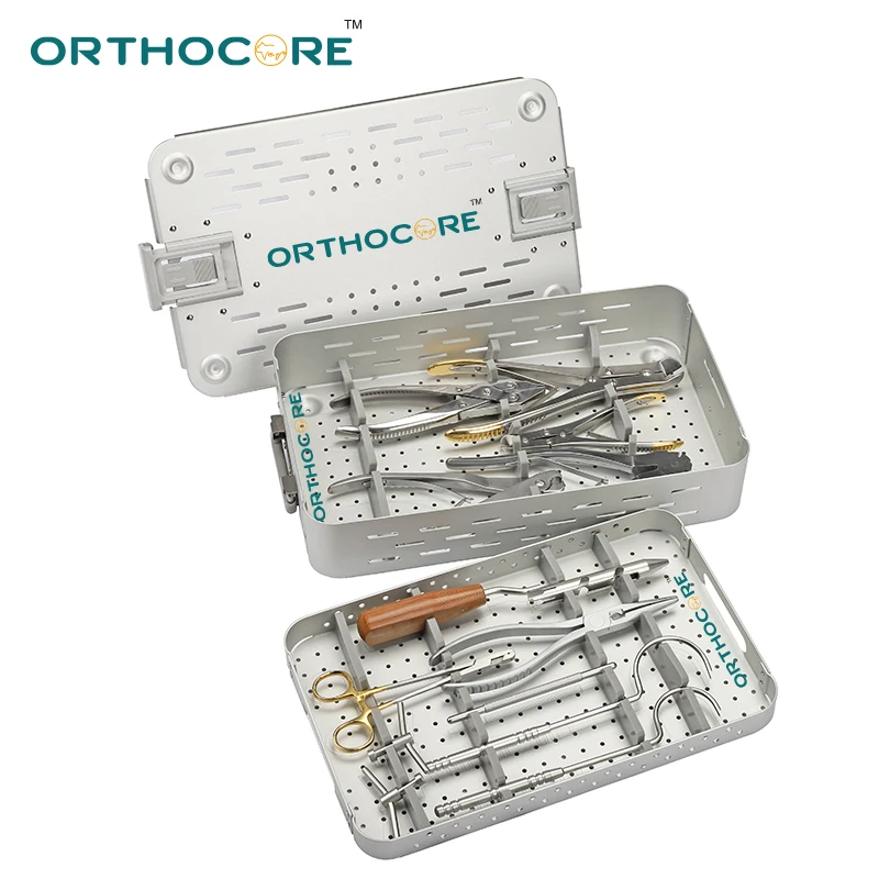 Pin and Wire Instrument Set Wire Passers Wire Tightener orthopedic ...