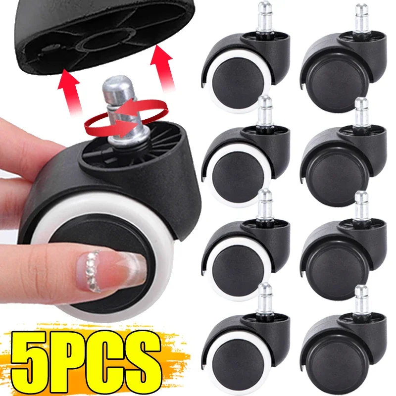 1-5Pcs-Universal-Swivel-Caster-2-Inch-Wheels-Replacement-Gaming-Chair ...