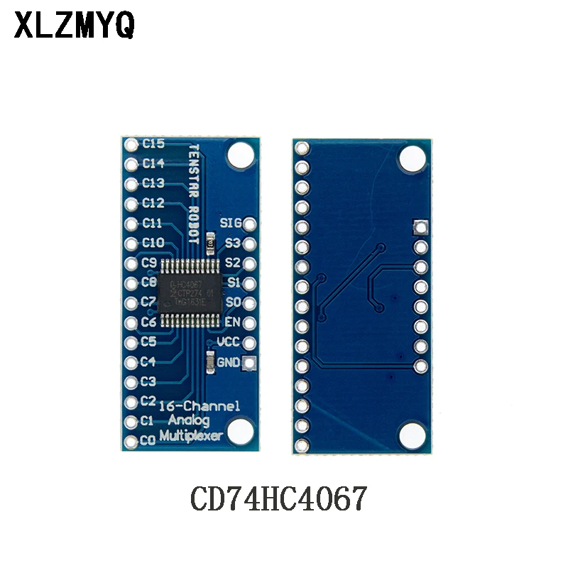 10-Pack 16-Channel Analog/Digital Mux Breakout Boards - CD74HC4067 ...