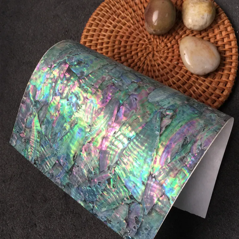 1 Piece Flexible Korea Natural Abalone Shell Mother Of Pearl Laminate ...