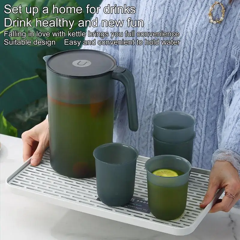 Water-Pitcher-Comfortable-Grip-Stable-Large-Capacity-2L-Pitcher-Jug ...