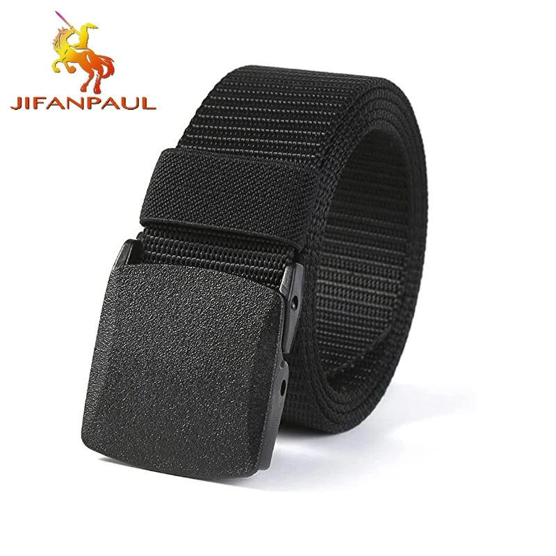 JIFANPAUL Automatic Buckle Nylon Belt Male Army Tactical Belt Mens ...