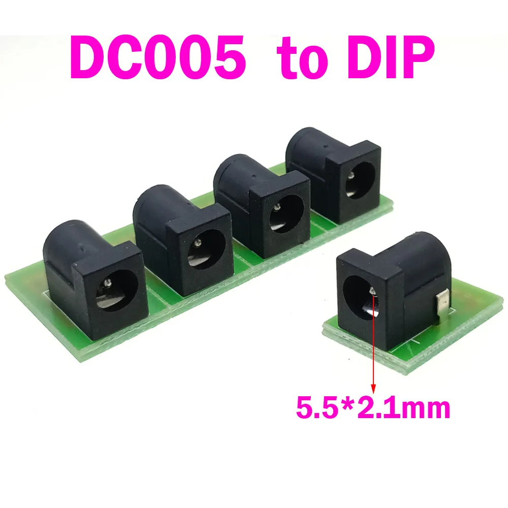 DC005 To DIP Adapter Converter Circuit Board Module Connector DC Power ...