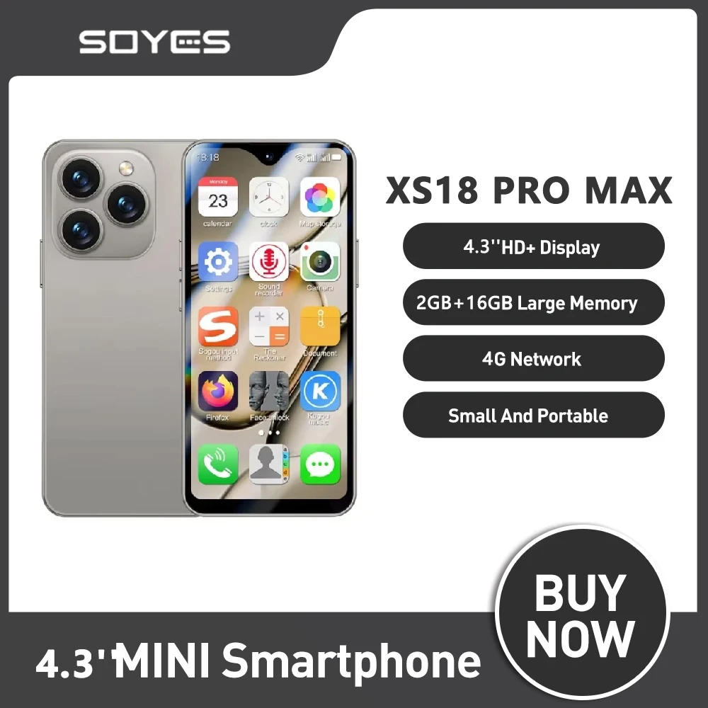 SOYES-XS18-Pro-Max-4G-Mini-Smartphone-Android-8-1-4-3-pulgadas-2GB-16GB ...