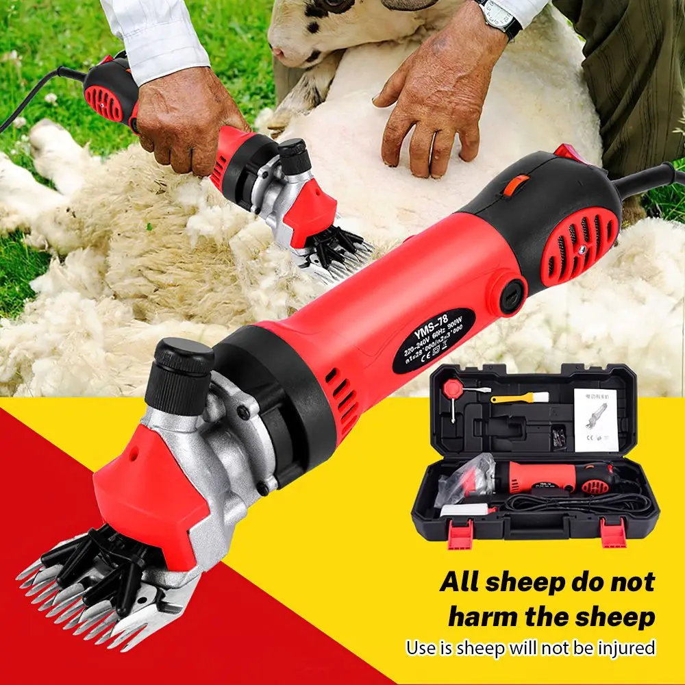 6-Speed Electric Sheep Shearing Machine with Anti-Block Design, 13 ...