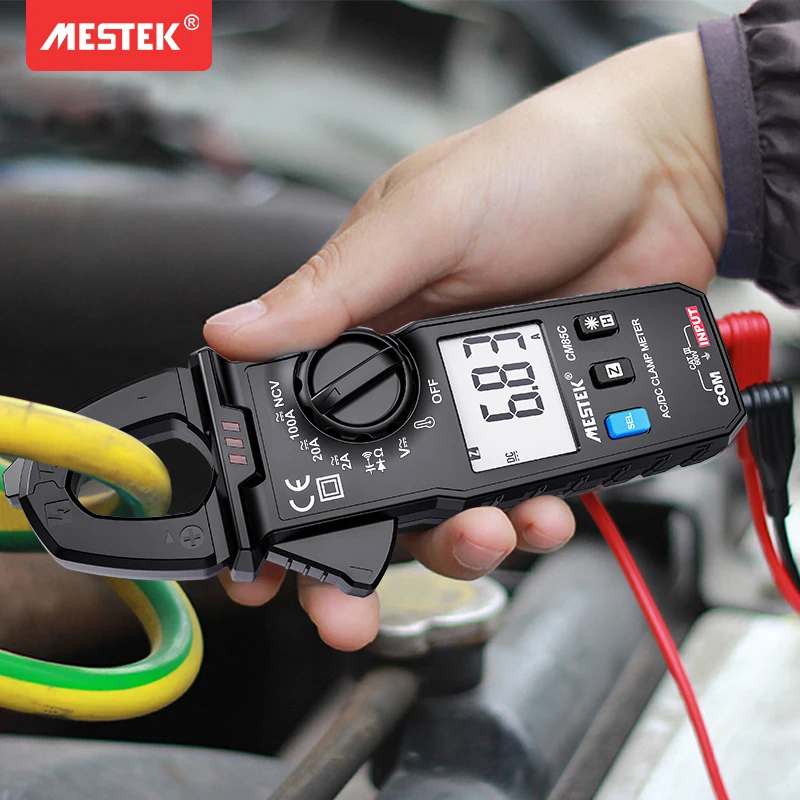 Clamp Meter 1mA Accuracy Mini Digital AC DC Current Digital Clamp Meter ...