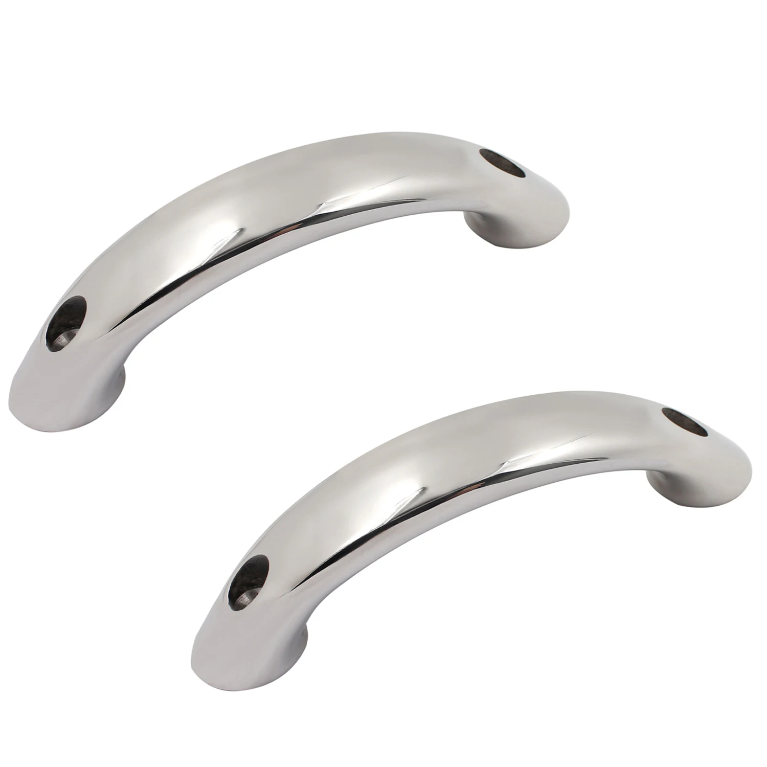 2-Pcs-Solid-316-Stainless-Steel-Boat-Door-Grab-Handle-Bar-Marine-Marine ...