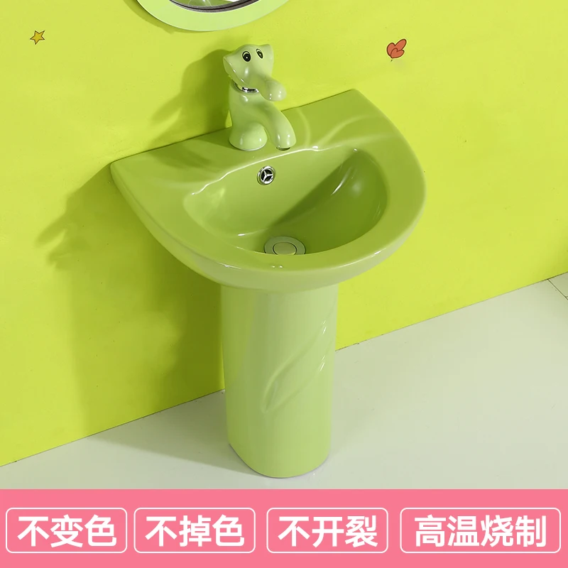 Kindergarten-column-basin-children-s-colored-washbasin-children-s ...