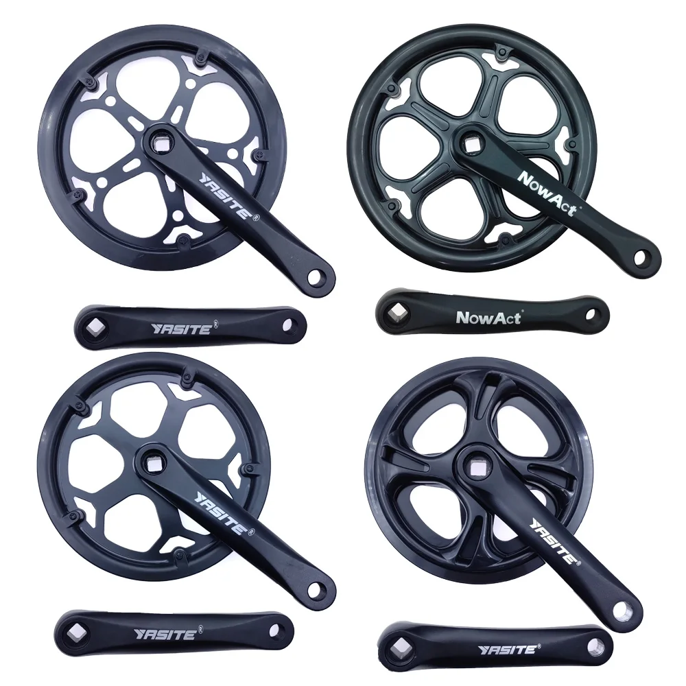 42T-48T-52T-Road-Bike-Crankset-170mm-152MM-Foling-Bike-Crank-Set-Hollow ...