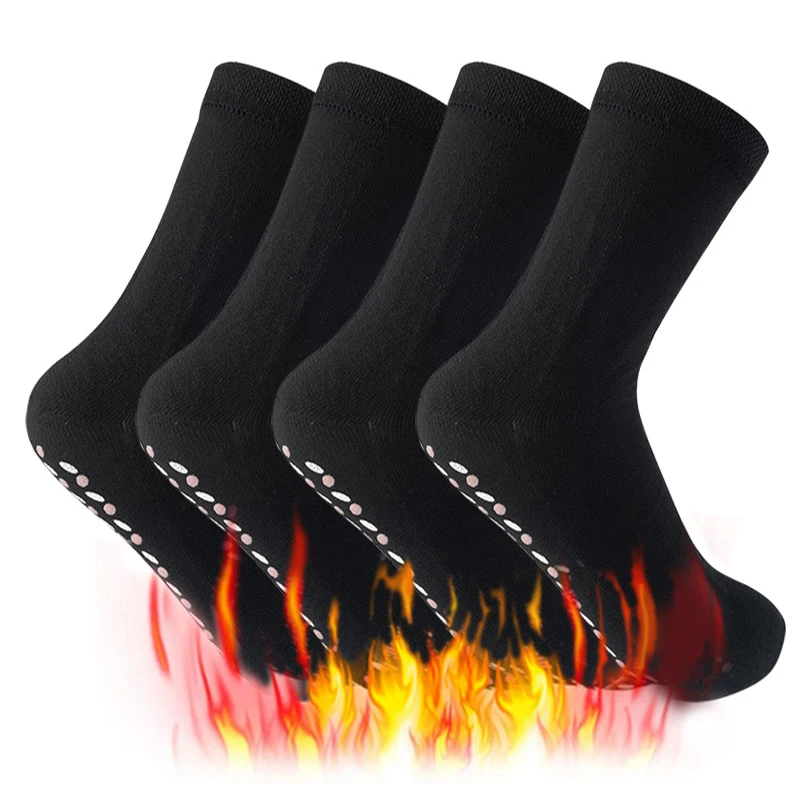 Heated Socks, Self Heating Socks for Men Women,Massage Anti-Freezing ...