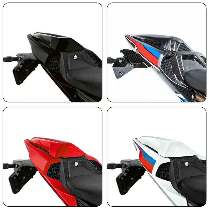 QMSTART-Racing-Motorcycle-Passenger-Pillion-Rear-Seat-Cover-Solo ...