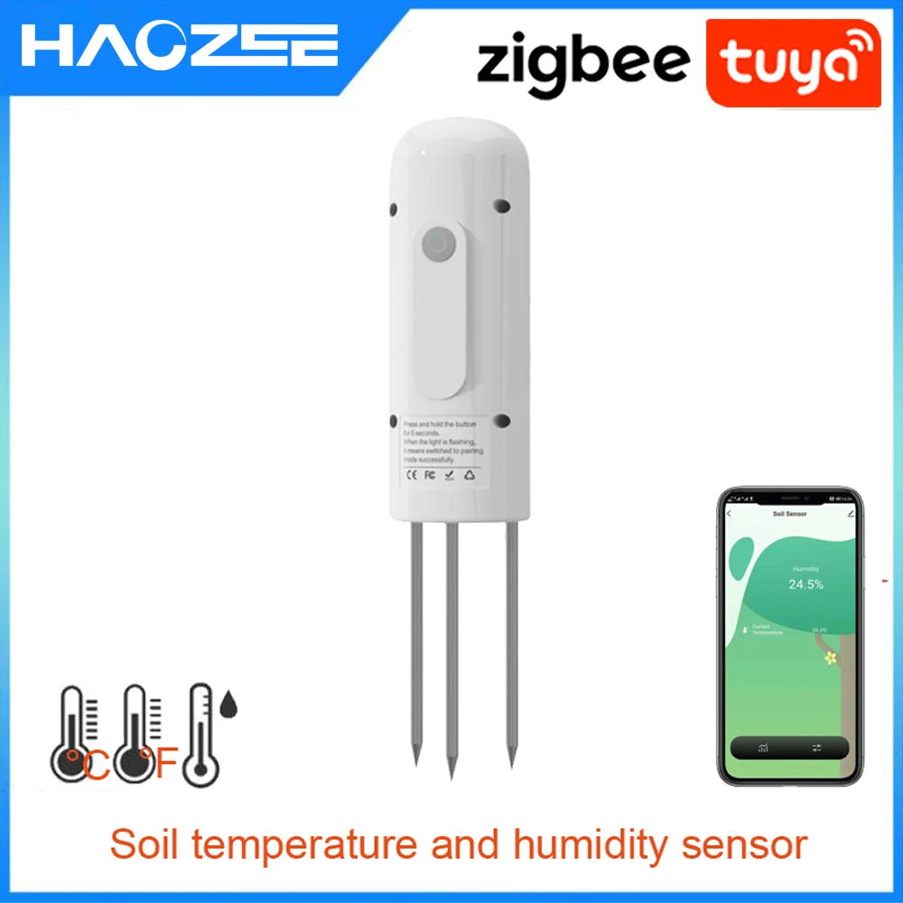 Tuya-Smart-Zigbee-Soil-Tester-Temperature-and-Humidity-Meter-Waterproof ...