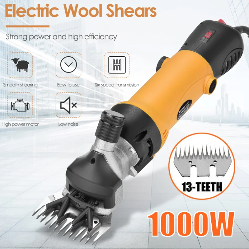 1000W-Electric-Professional-Sheep-Shears-6-Speeds-Sheep-Clippers-for ...