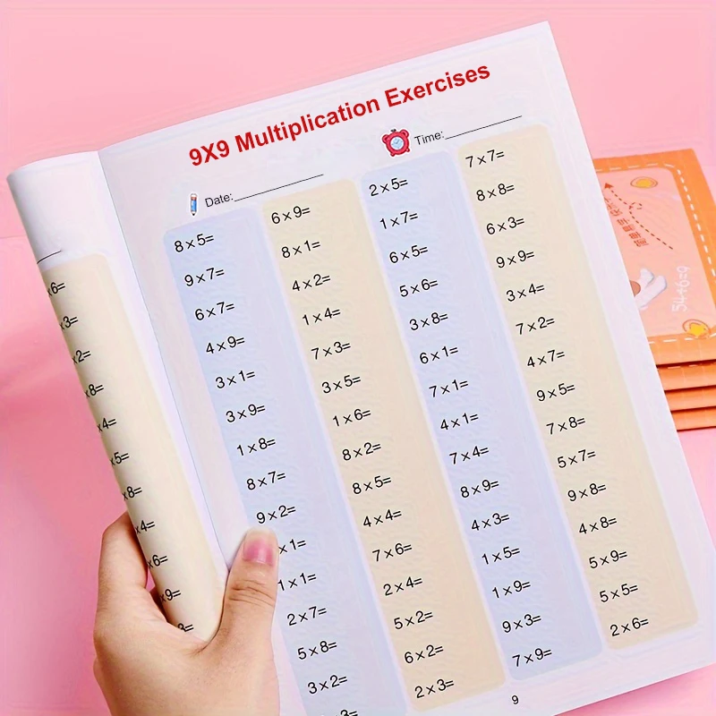 Math Multiplication and Division Practice Book within the 99 Times ...