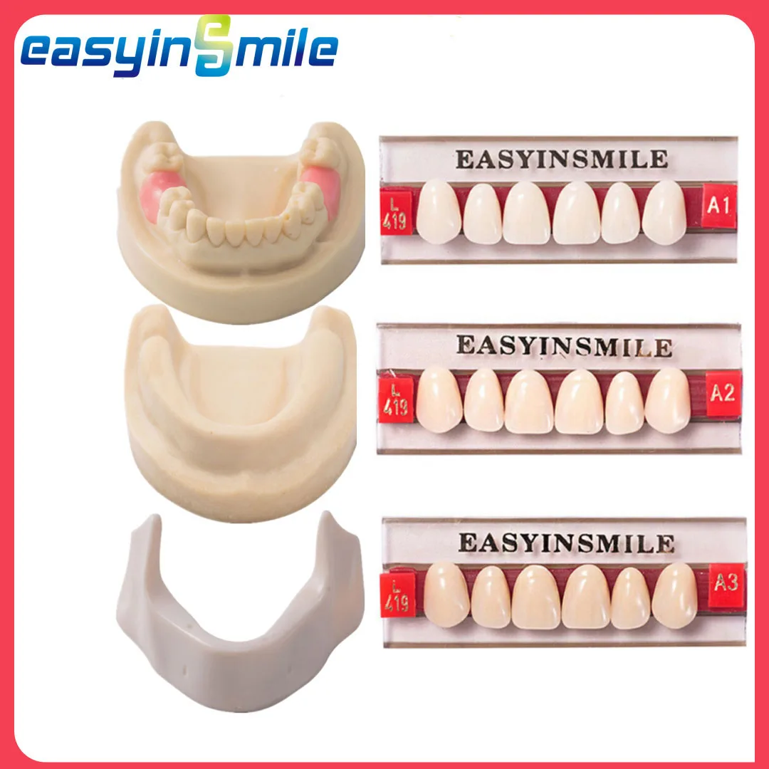 16/12 Sets/ Box Dental Denture Teeth Upper Anterior Lower Posterior ...