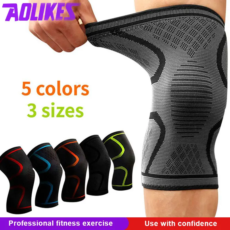 1 Piece Outdoor Sports Fitness Knee Pads Protector Knee Support Joint ...