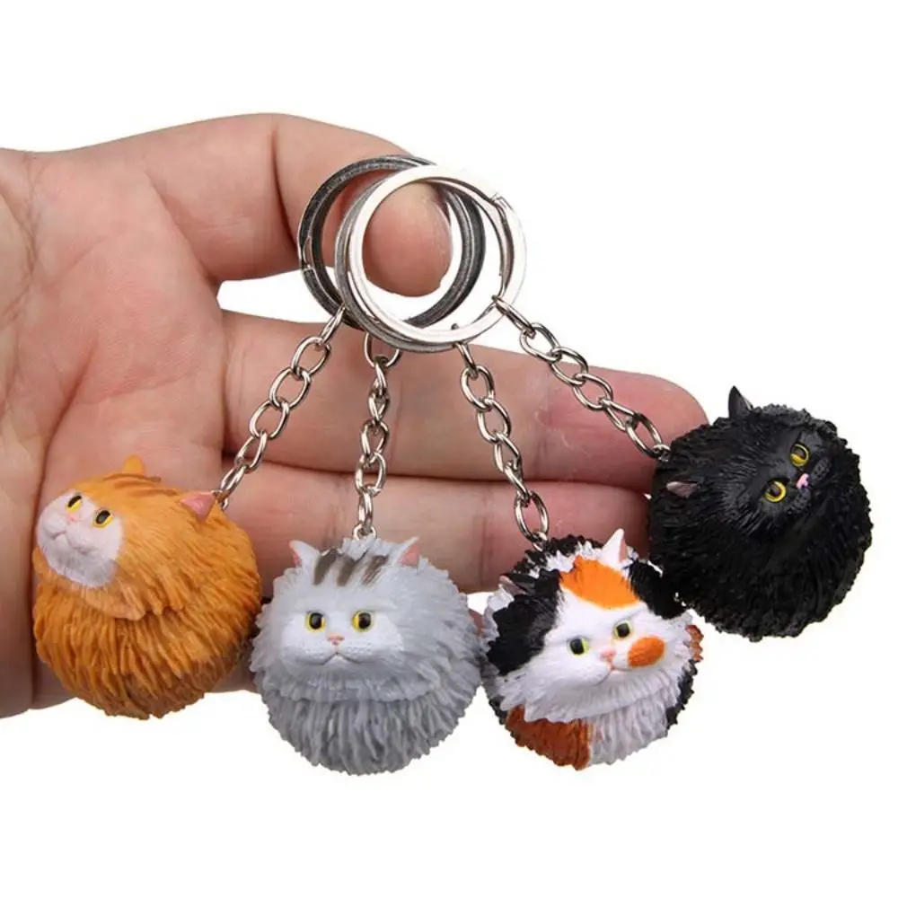 Funny-Missile-Cat-keychain-Creative-Plump-Kitten-Keyring-Backpack ...