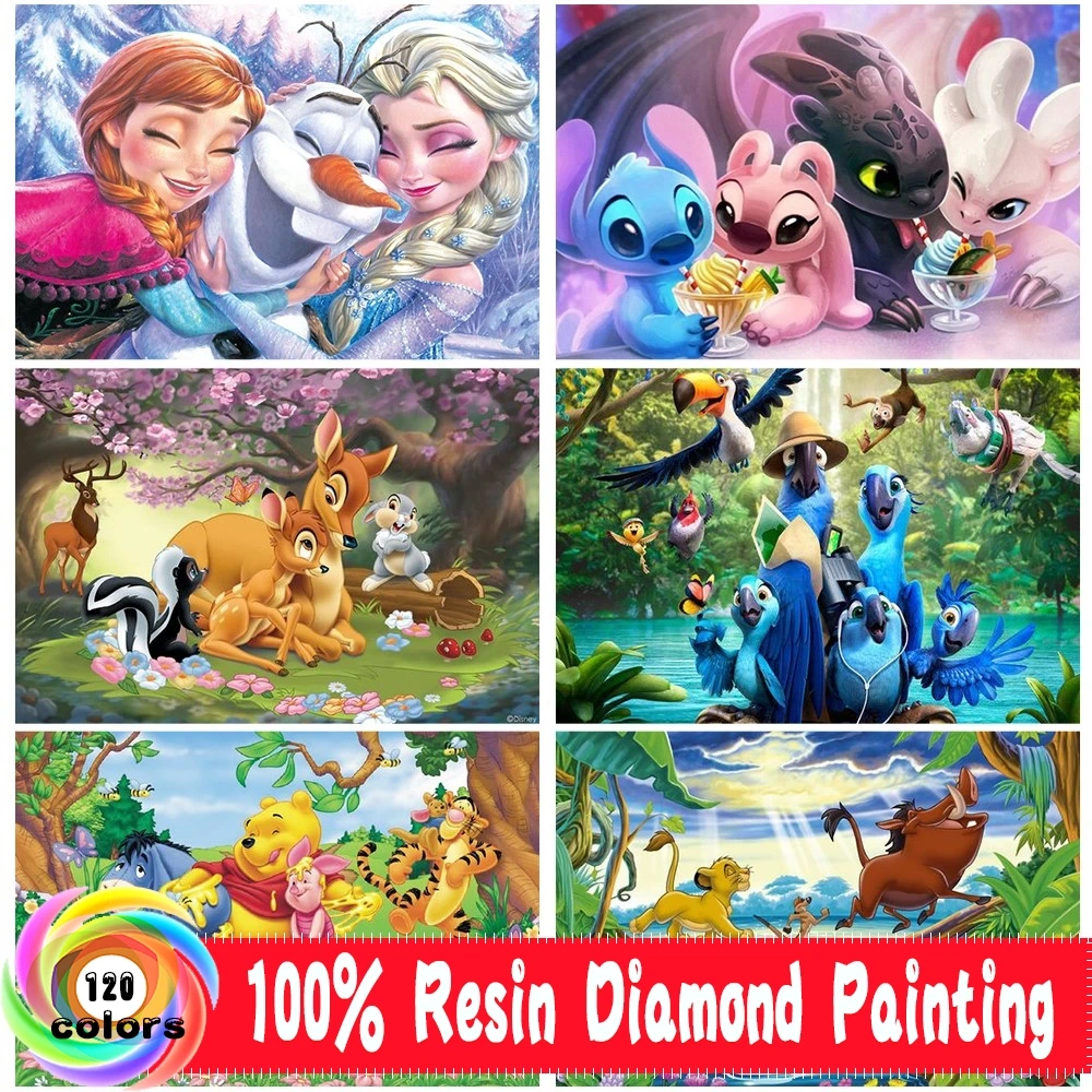 Disney-120-Color-Velvet-Canva-Resin-Diamond-Painting-Cartoon-Lilo-And ...