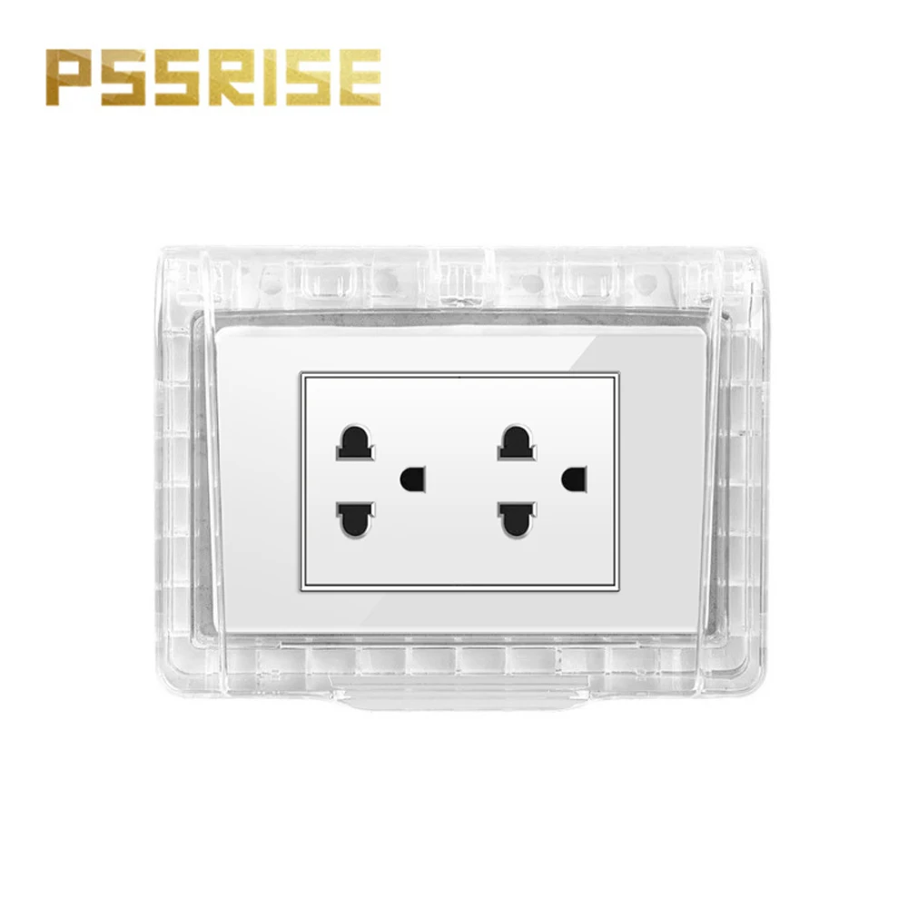 Grey-118-series-DIY-universal-socket-switch-combination-switch-tempered ...