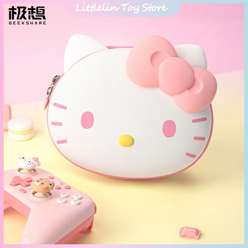 Original Sanrio Hellokitty Gamepad Storage Bag Ps5/Nspro/Xbox Shoulder ...