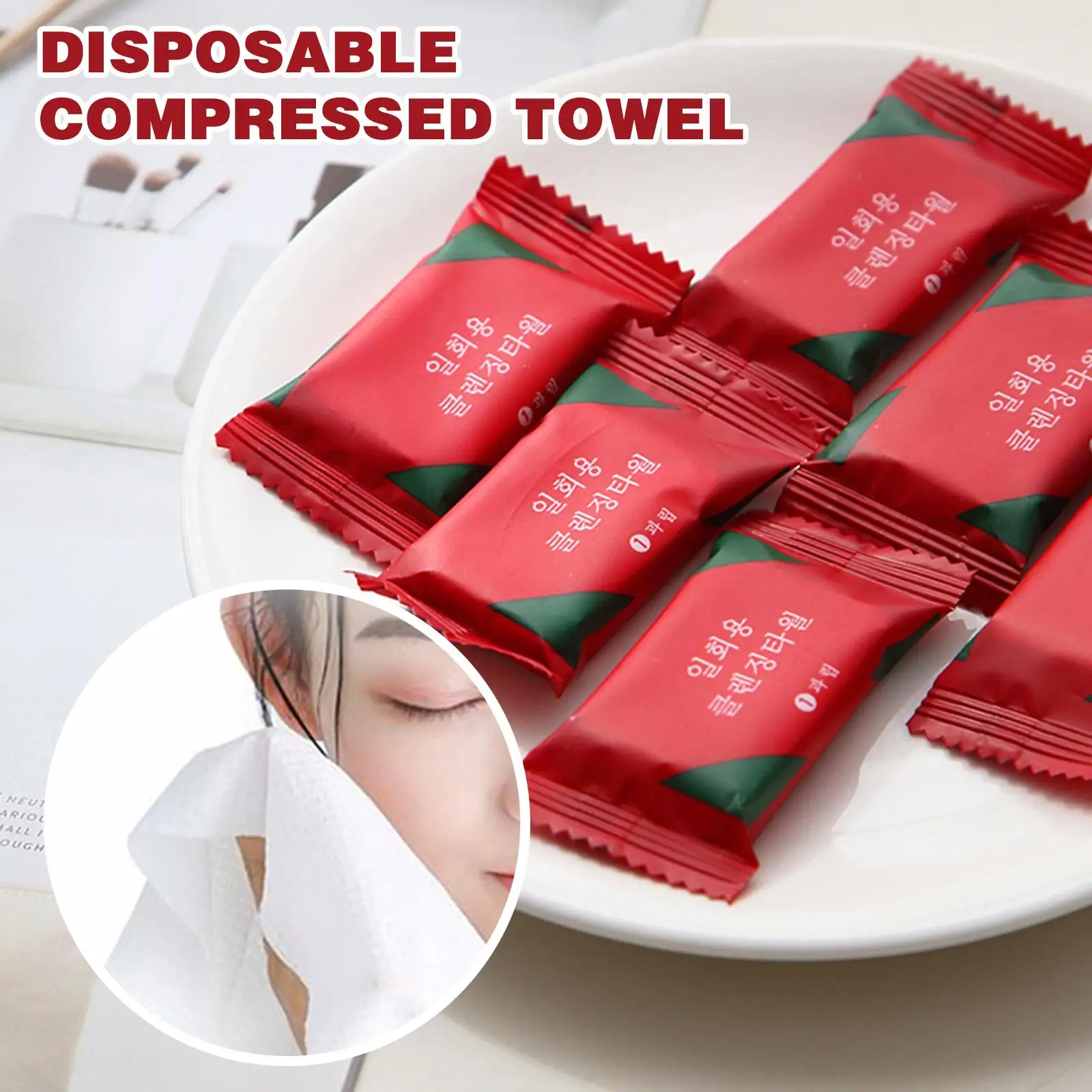 5/10/20/40PCS Portable Disposable Compressed Towels Soft Small Face ...