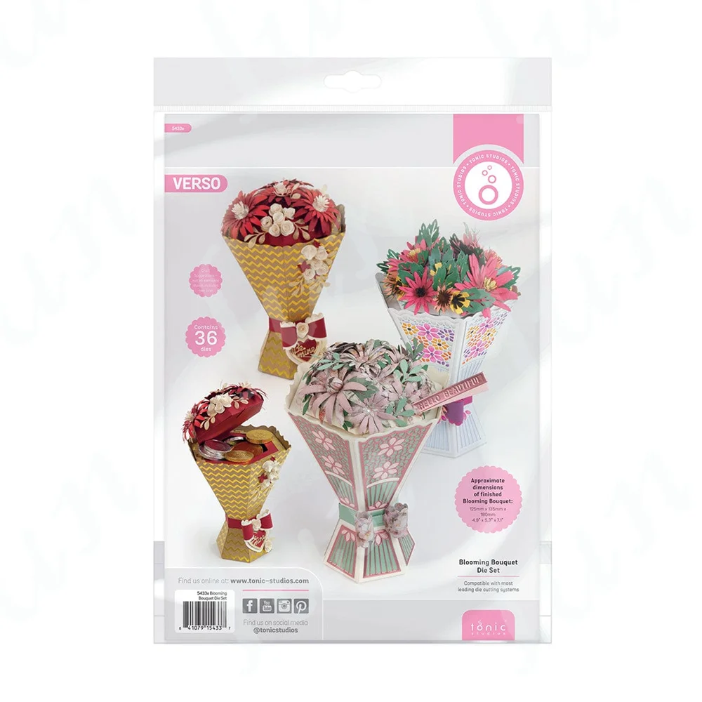 Metal-Cutting-Dies-Box-Blooming-Bouquet-Die-Cut-Set-for-Card-Making ...
