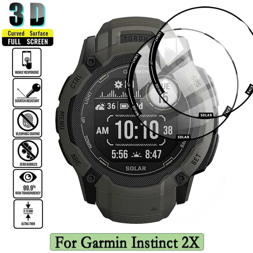 1-5pcs-3D-Curved-Composite-Film-For-Garmin-Instinct-2X-Screen ...