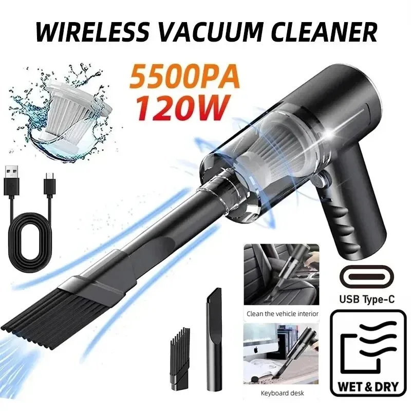 Portable-Wireless-Car-Vacuum-Cleaner-Wireless-Vacuum-Cleaner-Dual-Use ...