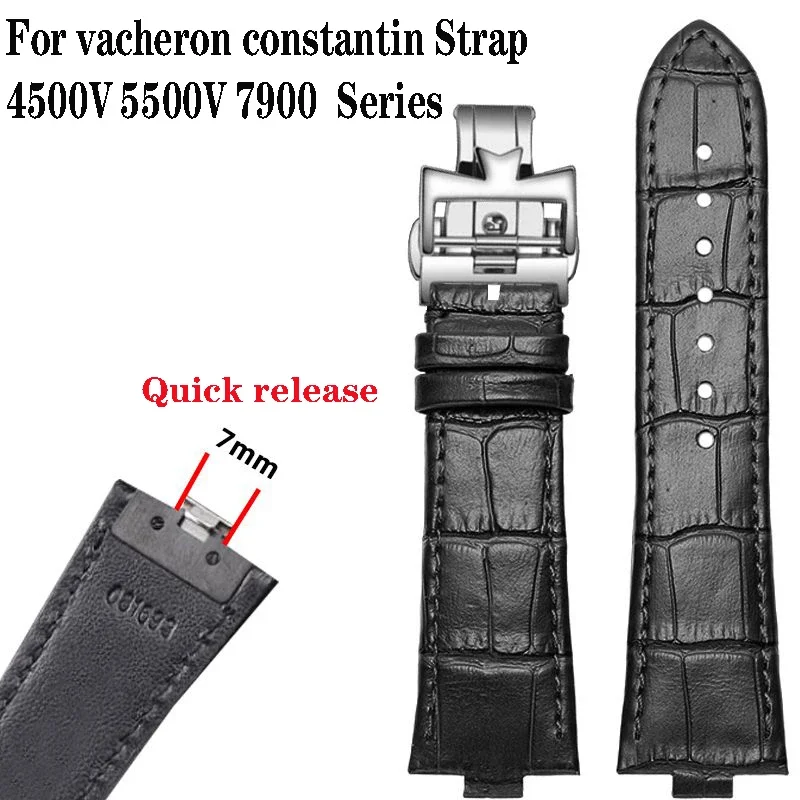 Genuine-Leather-Watchband-For-vacheron-constantin-4500V-5500V-7900 ...