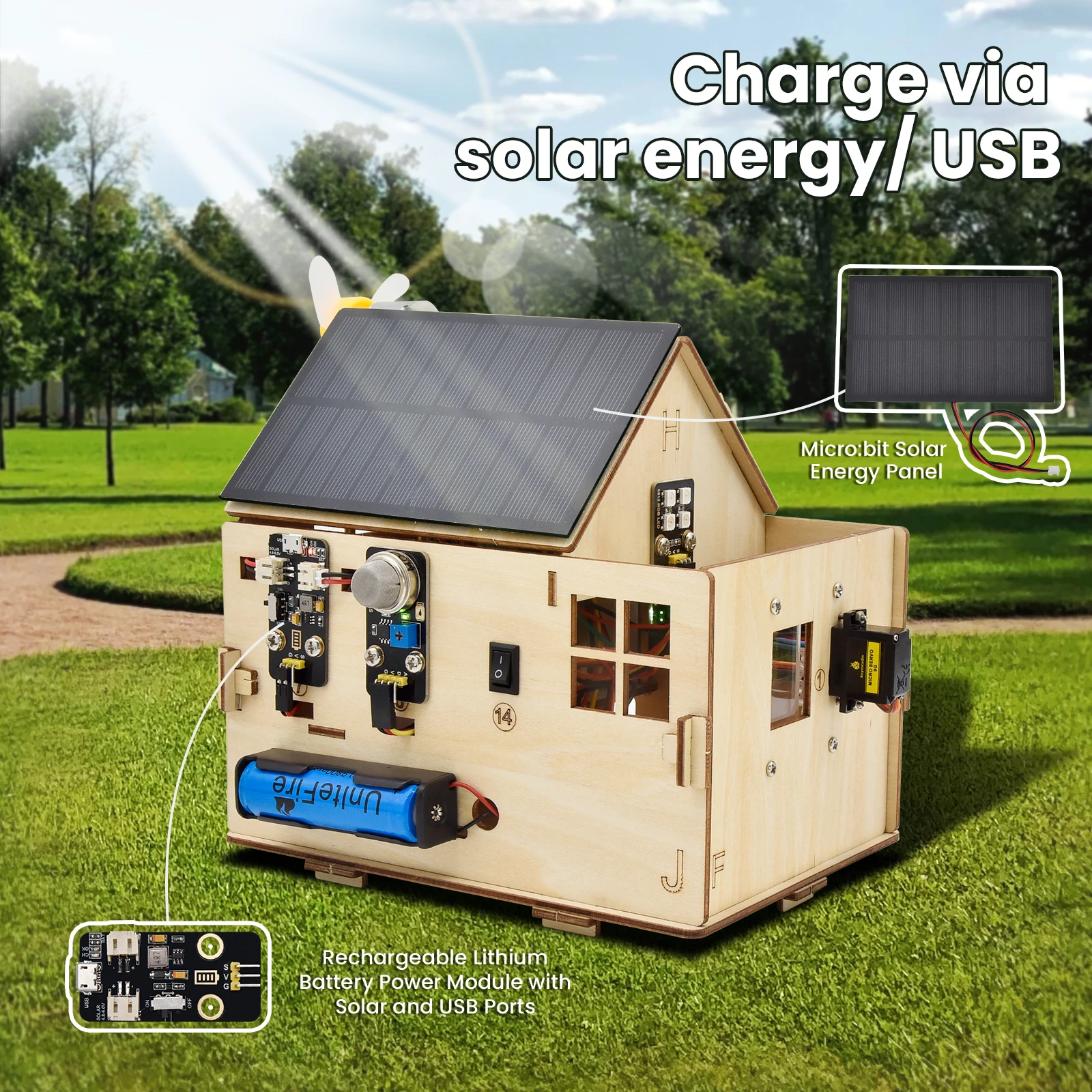 New!keyestudio Microbit Starter Smart Home Kit For Bbc Micro:bit ...