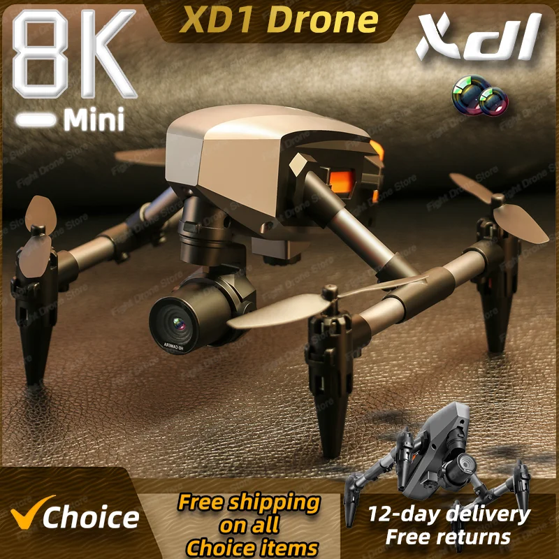 New-XD1-Mini-Drone-4K-Professional-8K-Dual-Camera-5G-WIFI-Height ...