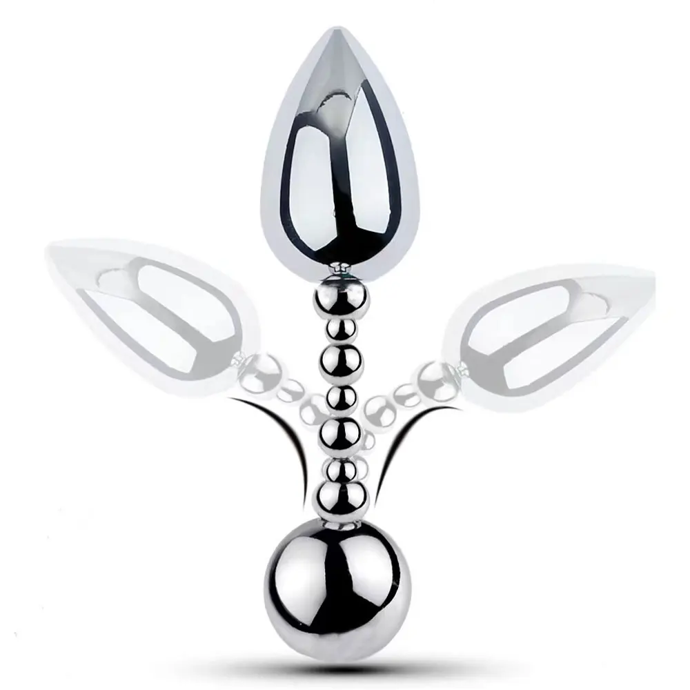 Double-headed-Rotatable-Metal-Anal-Plug-Smooth-Anal-Dilator-Prostate ...
