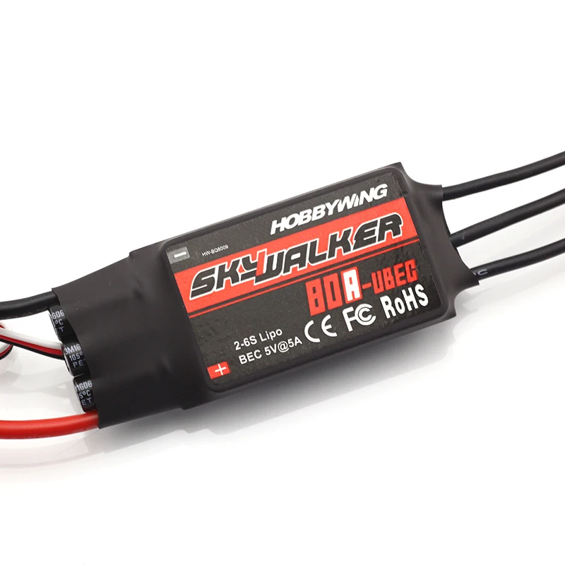 Hobbywing Skywalker 80A Brushless ESC Speed Controller With UBEC For Rc ...
