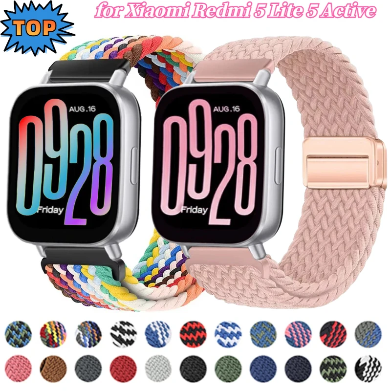 Magnetic Braided Nylon Strap Bracelet Wristband for 20mm band (Grape ...