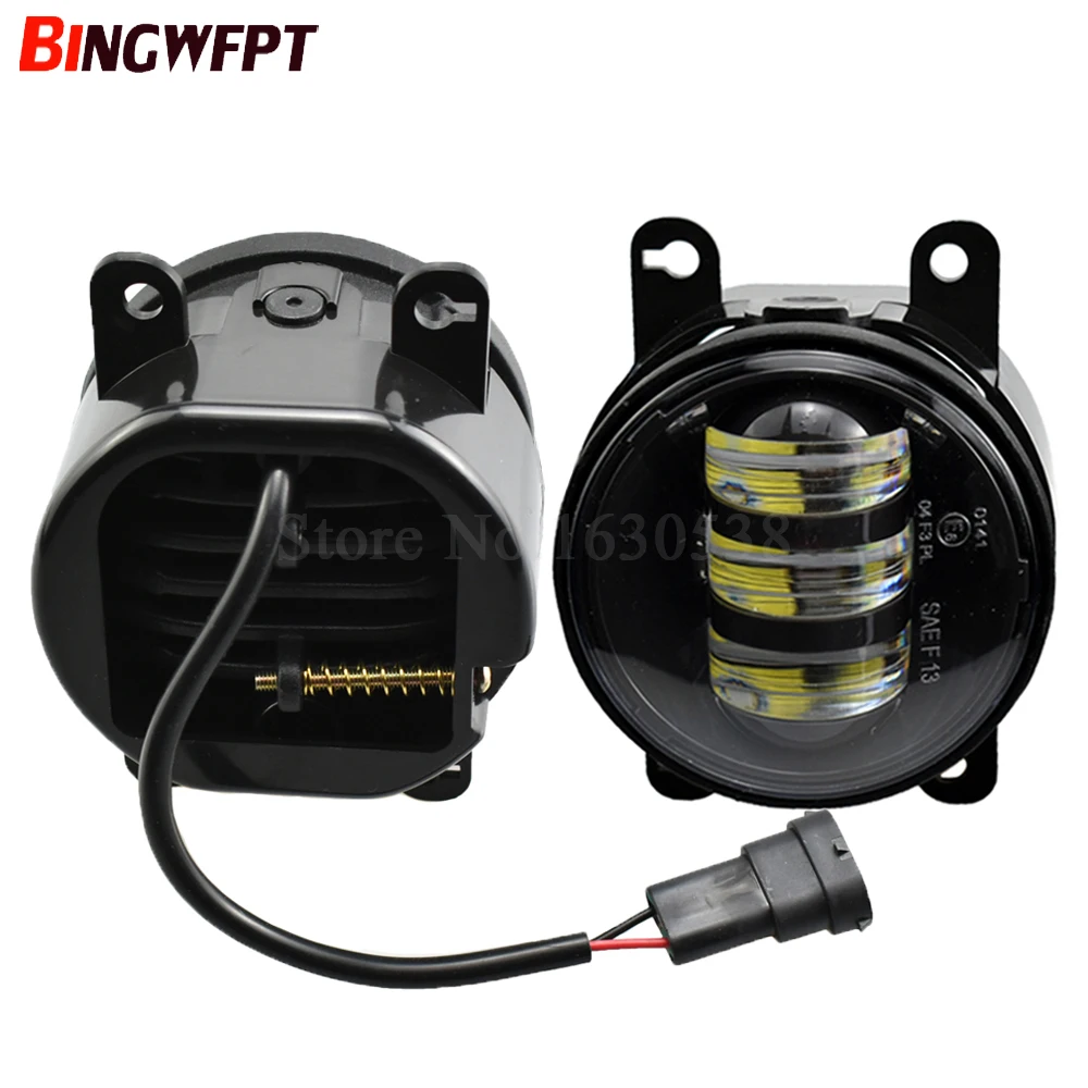 1 Pair LED Fog Light Lamp Front Bumper Light For Subaru XV Crosstrek ...