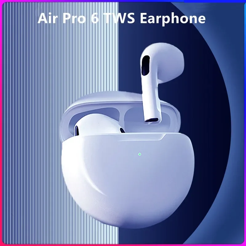 Air-Pro-6-TWS-Wireless-Headphones-with-Mic-Fone-Bluetooth-Earphones ...